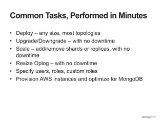 Ops Jumpstart: MongoDB Management Service | PPT