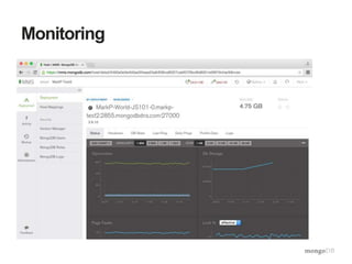 Ops Jumpstart: MongoDB Management Service | PPT