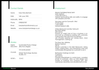 Harry Benham- Portfolio | PPT