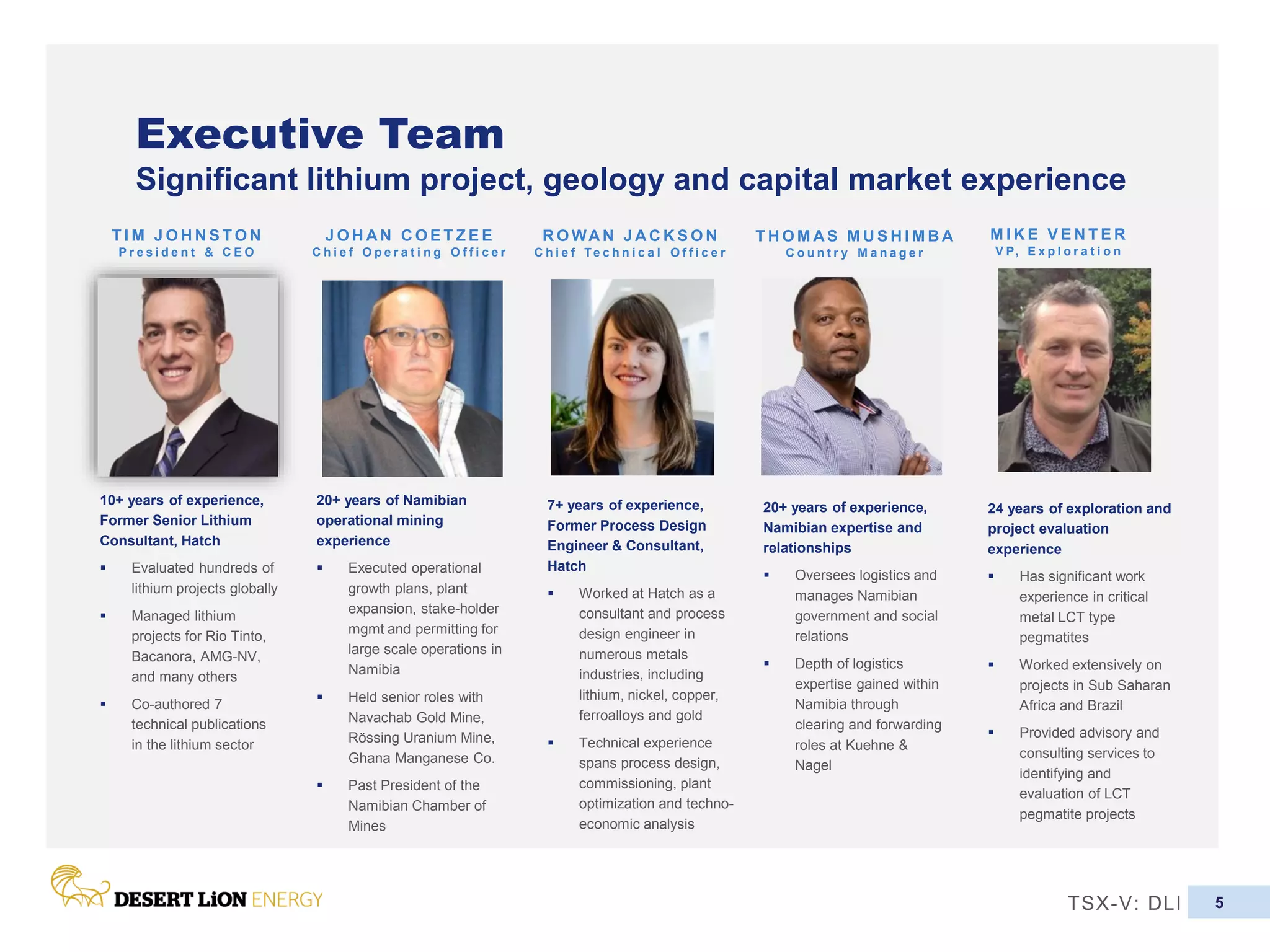 Desert Lion Energy Investor Presentation - August 2018 | PDF