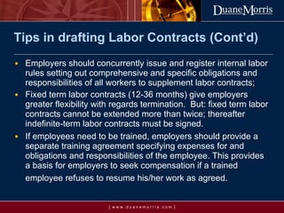 080120 Labour Law Presentation | PPT | Business | Business and Finance