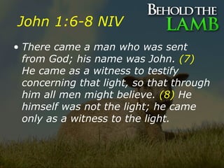 080127 The First Disciples John 1 35 51 Dale Wells | PPS