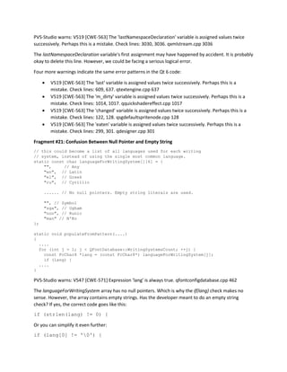 Date Processing Attracts Bugs or 77 Defects in Qt 6 | PDF | Web Development | Internet