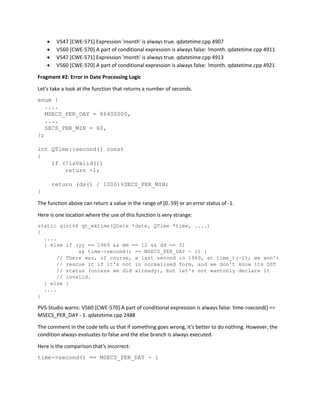 Date Processing Attracts Bugs or 77 Defects in Qt 6 | PDF | Web ...