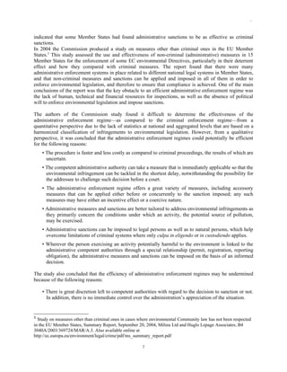 Administrative Sanctions | DOC