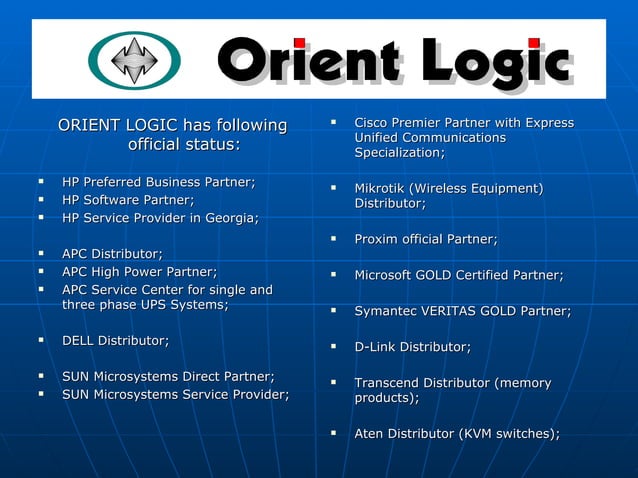 Orient Logic | PPT