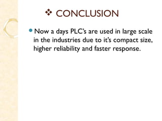 Programmable logic Controller | PPT