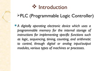 Programmable logic Controller | PPT