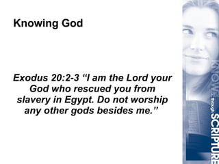 08/03/2008 The One True God | PPT