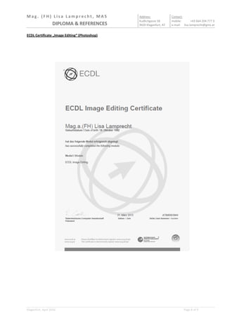 CV_English_Lisa Lamprecht_April 2016 | PDF | Free Download