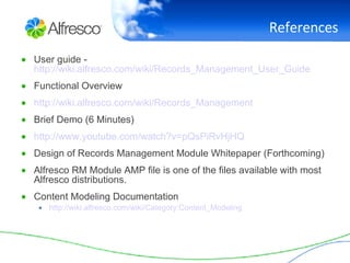 Alfresco Records Management | PPT