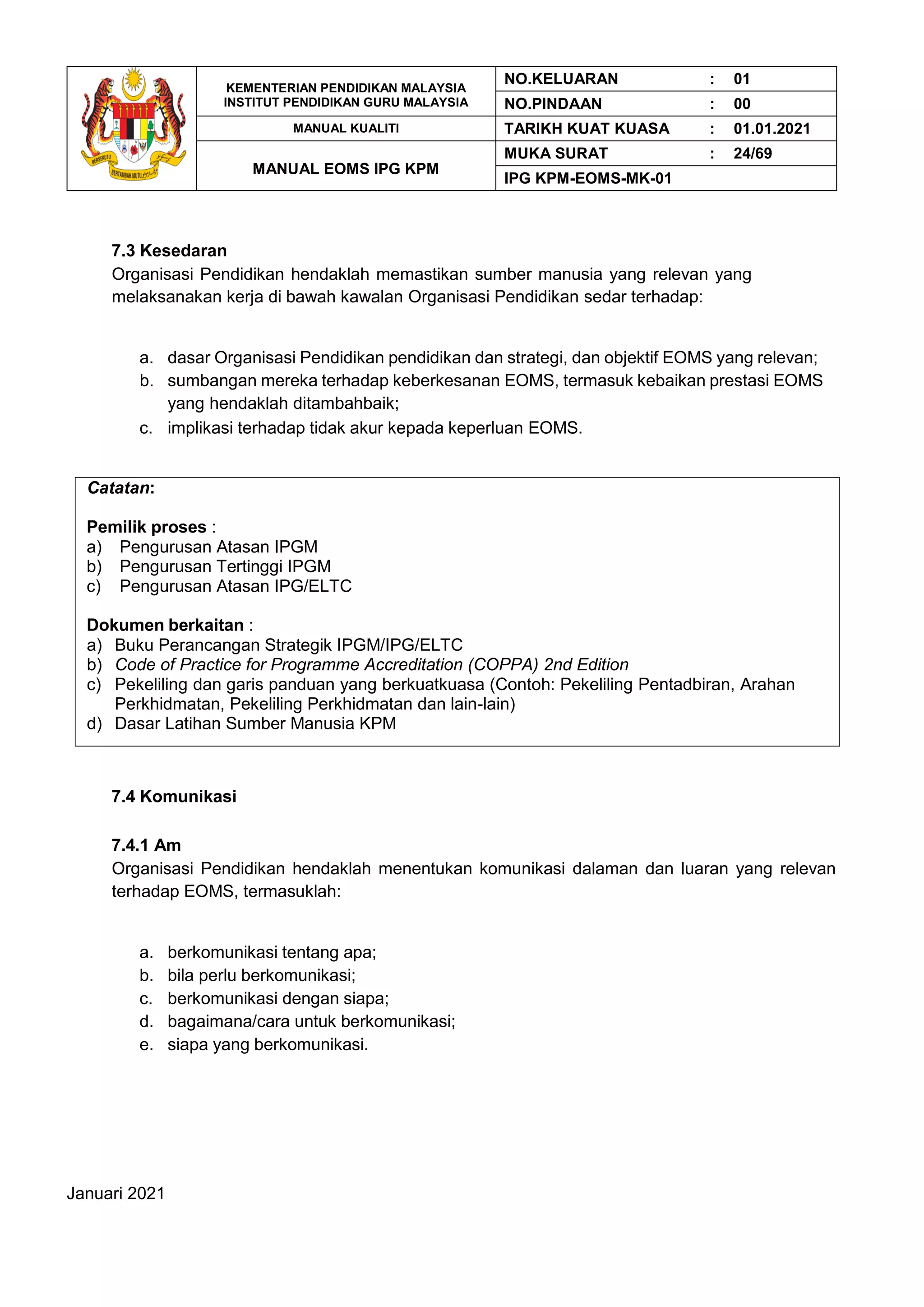 08042021 ipgm-ppk-mk-01 (manual eoms ipg kpm) | PDF