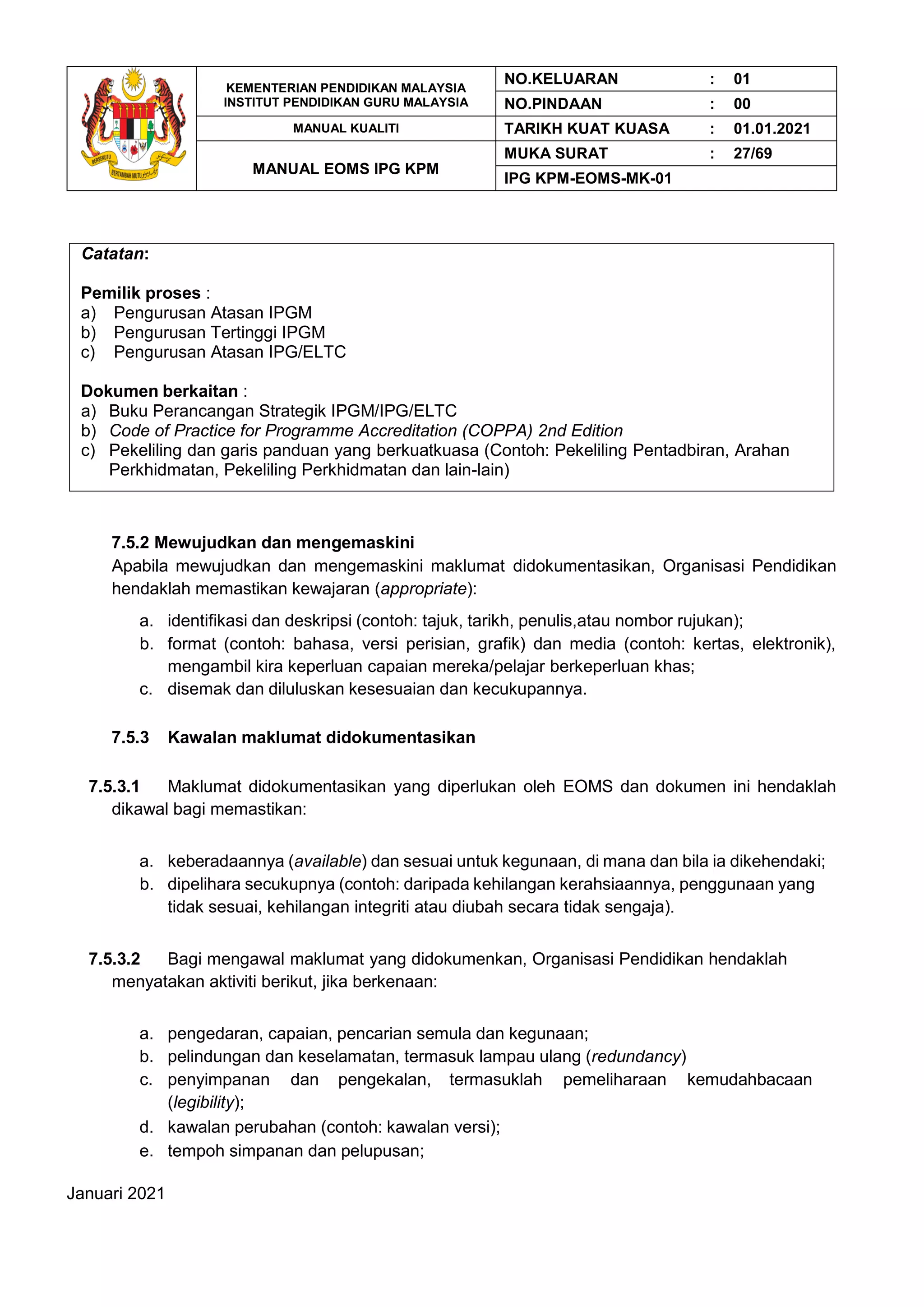 08042021 ipgm-ppk-mk-01 (manual eoms ipg kpm) | PDF