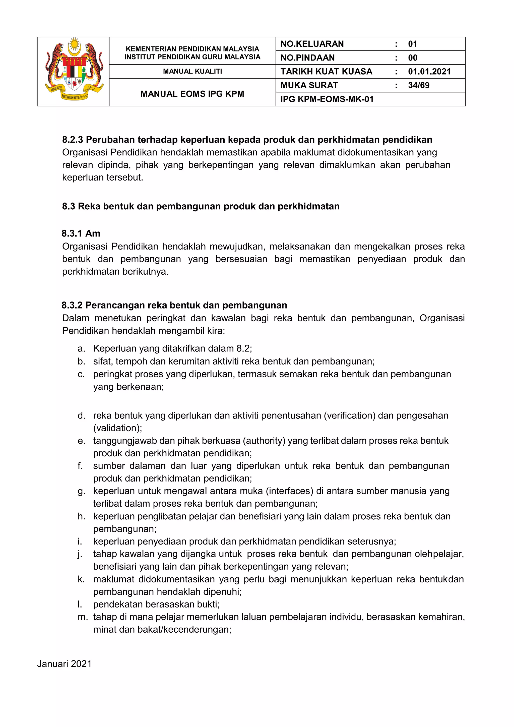 08042021 ipgm-ppk-mk-01 (manual eoms ipg kpm) | PDF