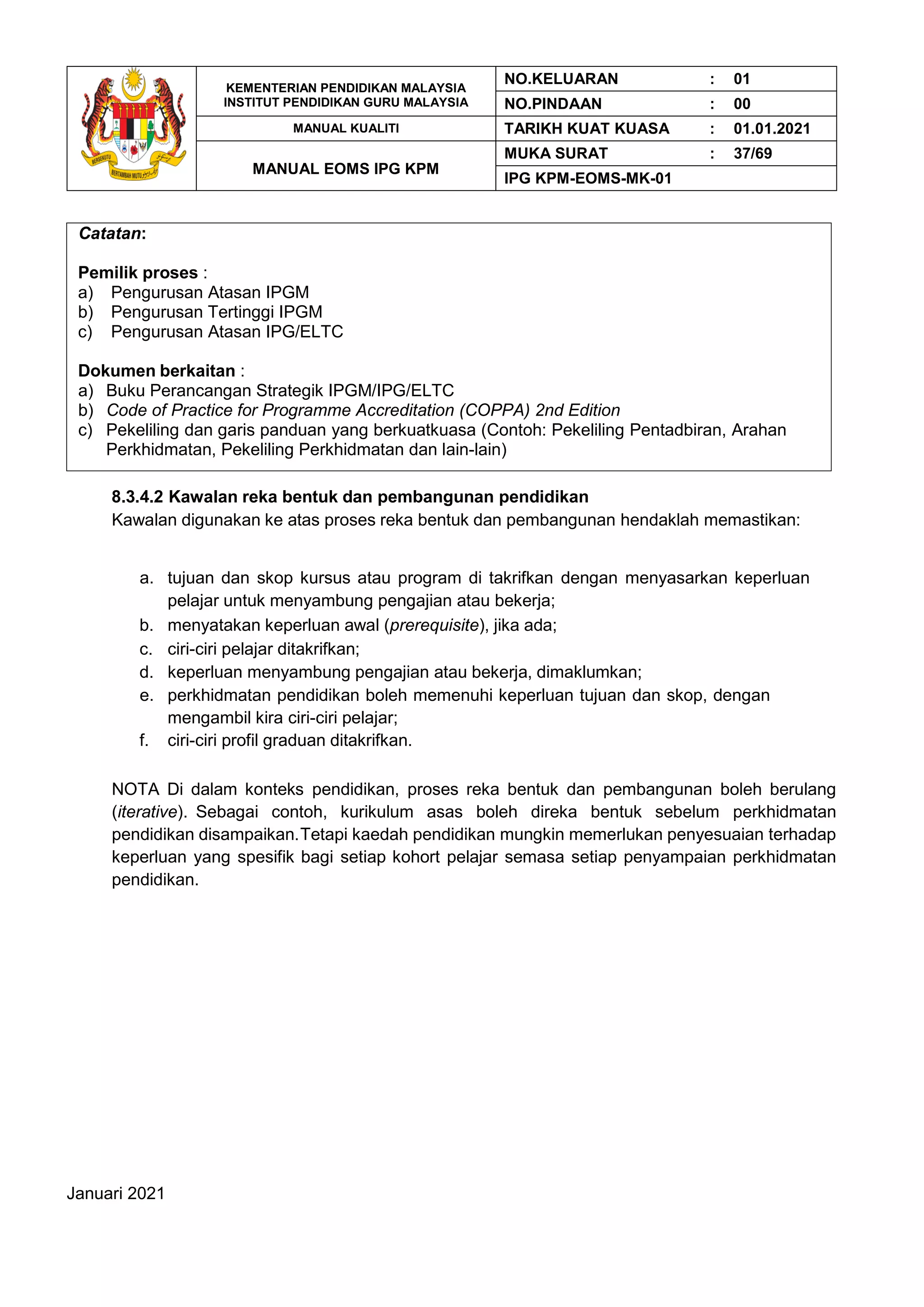 08042021 ipgm-ppk-mk-01 (manual eoms ipg kpm) | PDF