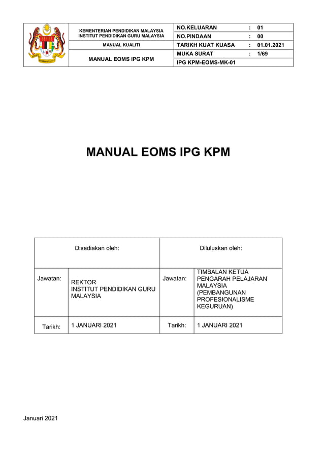 08042021 ipgm-ppk-mk-01 (manual eoms ipg kpm) | PDF