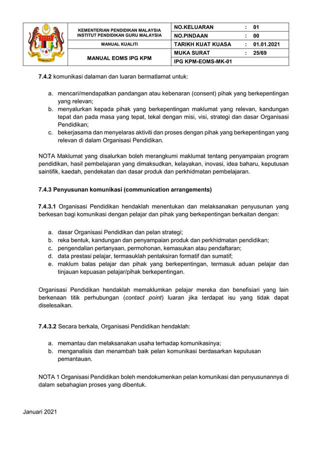 08042021 ipgm-ppk-mk-01 (manual eoms ipg kpm) | PDF