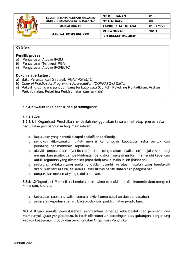08042021 ipgm-ppk-mk-01 (manual eoms ipg kpm) | PDF