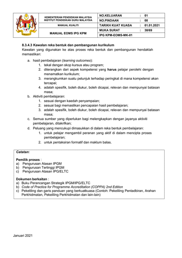 08042021 ipgm-ppk-mk-01 (manual eoms ipg kpm) | PDF