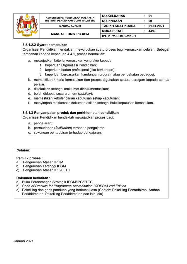 08042021 ipgm-ppk-mk-01 (manual eoms ipg kpm) | PDF