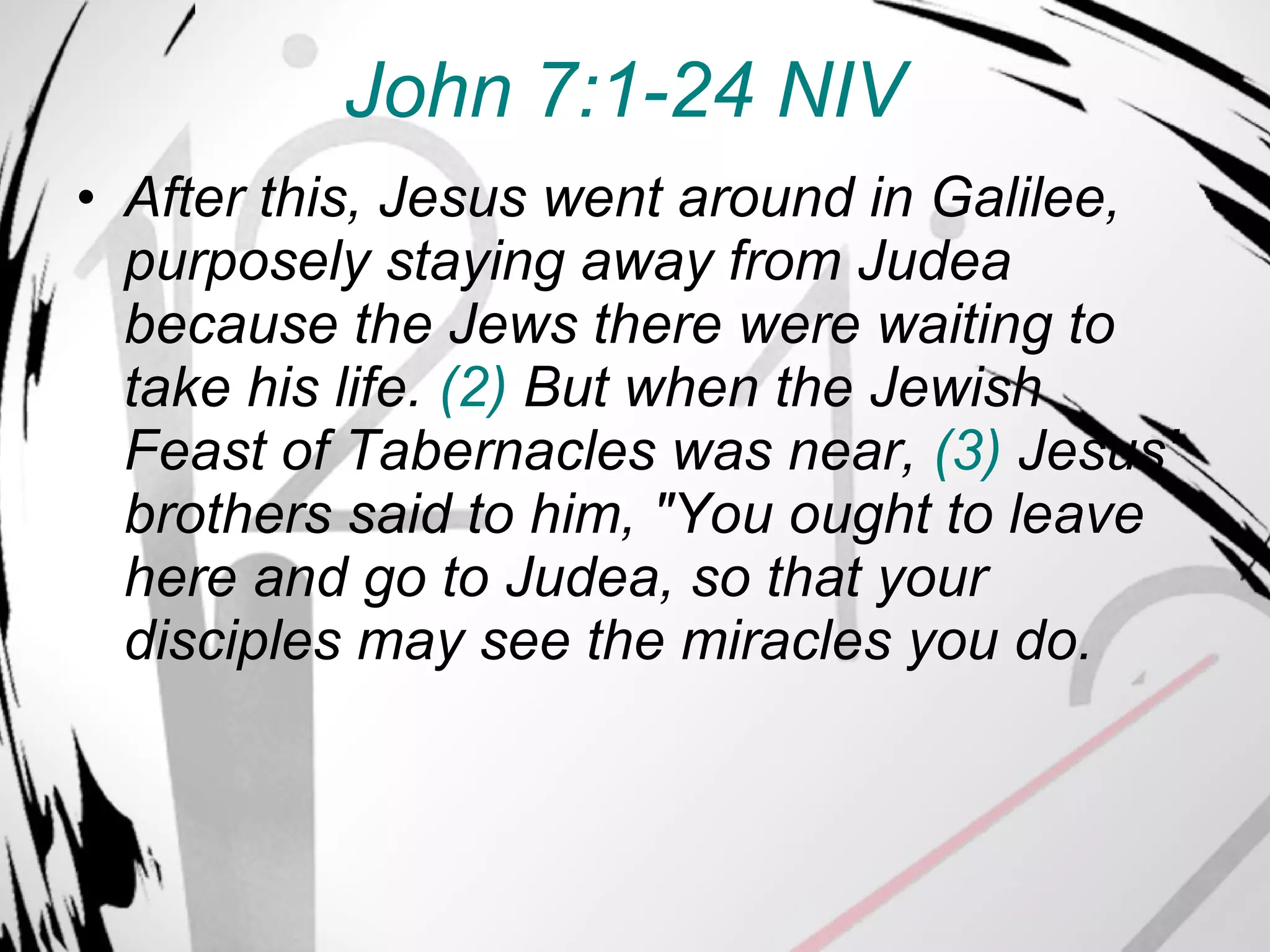 080518 It\ S About Time John 7 1 24 | PPT