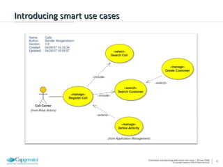 Estimation and planning with smart use cases | PPT