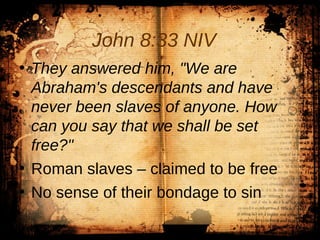 080615 Whos Your Daddy John 8 31 47 Wells (Sermon Only) | PPS