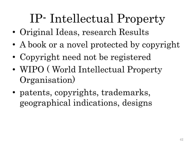 ipr and patents | PPT