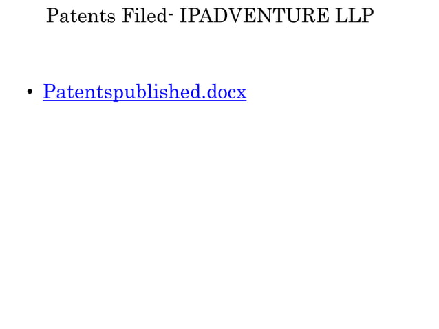 ipr and patents | PPT