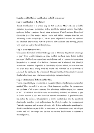 RiskAssessment Awareness and concepts write up | PDF