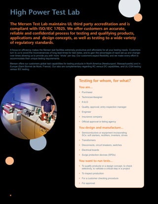 BR-High-Power-Test-Lab-Brochure | PDF