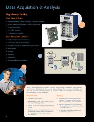BR-High-Power-Test-Lab-Brochure | PDF | Technology & Computing