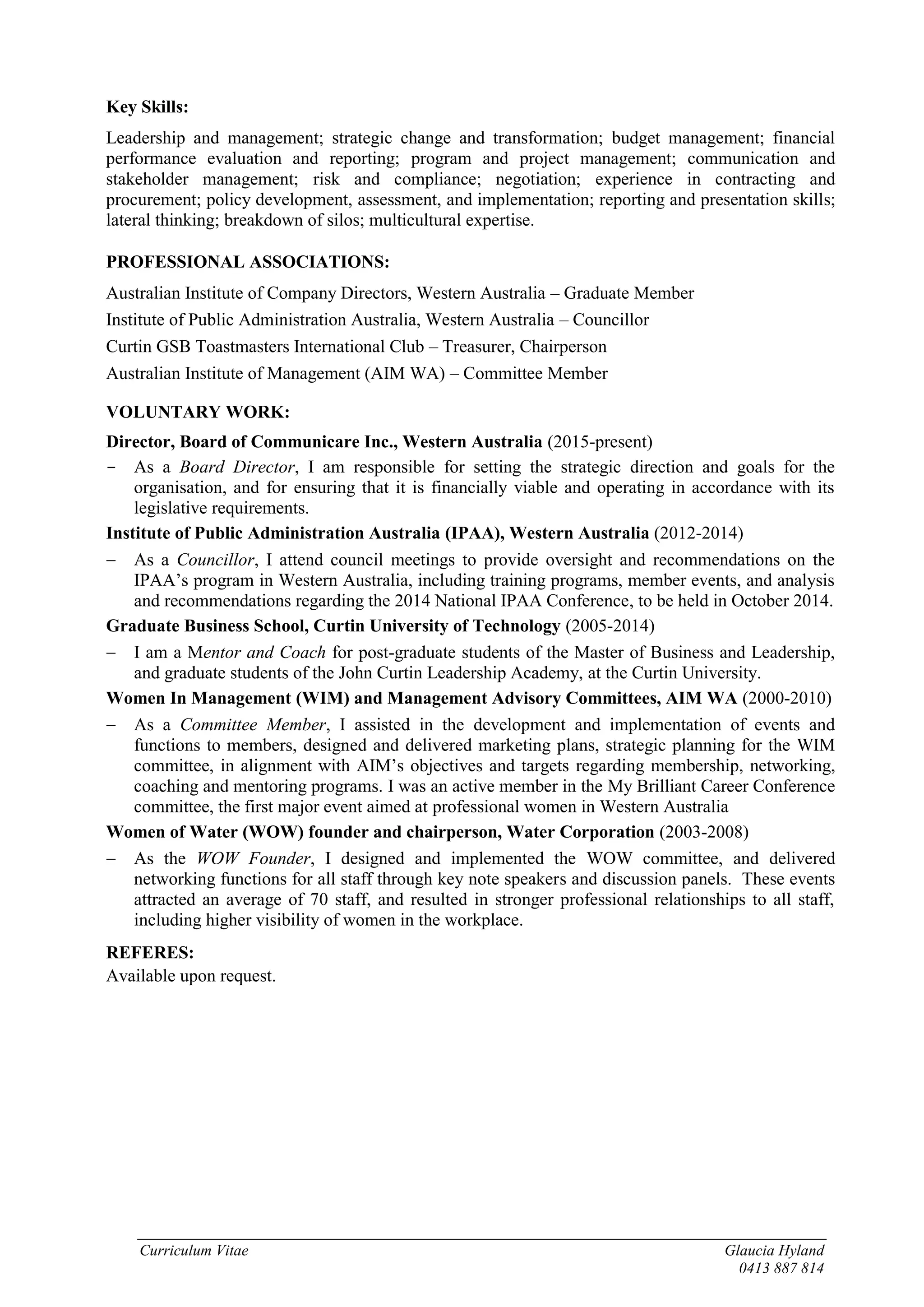 CV GH Linkedin July 2015 | PDF