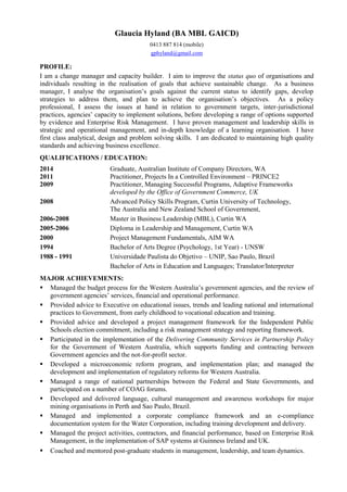 CV GH Linkedin July 2015 | PDF