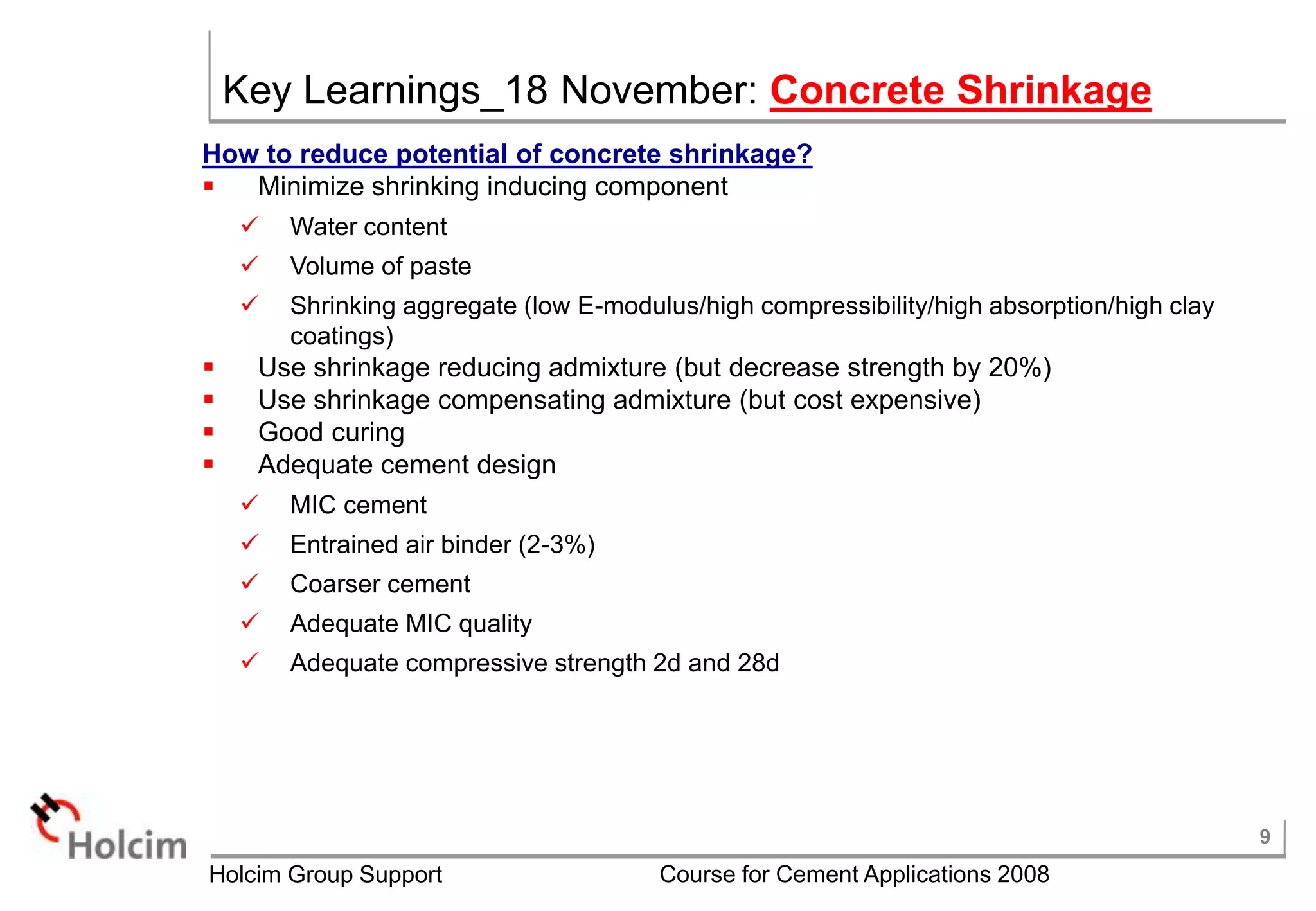 LIMESTONE CEMENT 080830participants.ppt