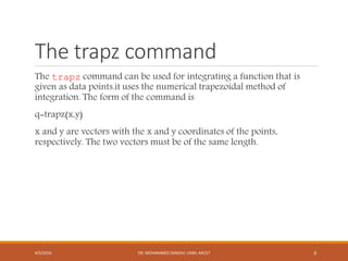 08-09 Chapter numerical integration | PPT