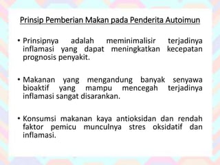08 09 isu diet mutakhir - autoimun | PPTX