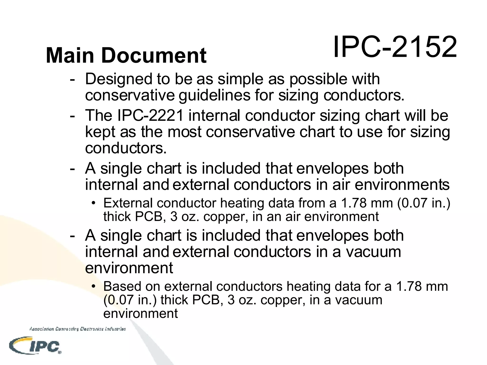 080930 Ipc 2152 Standard For Determining Current Carrying Capacity | PPT