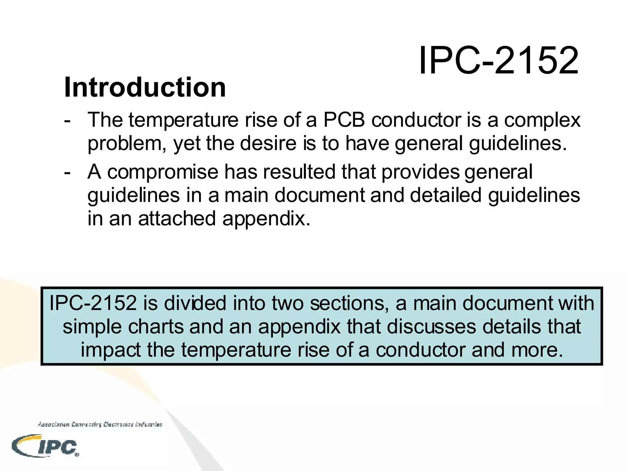 080930 Ipc 2152 Standard For Determining Current Carrying Capacity | PPT