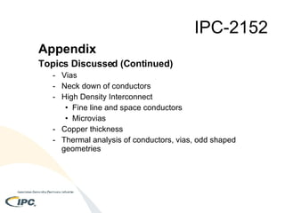 080930 Ipc 2152 Standard For Determining Current Carrying Capacity | PPT