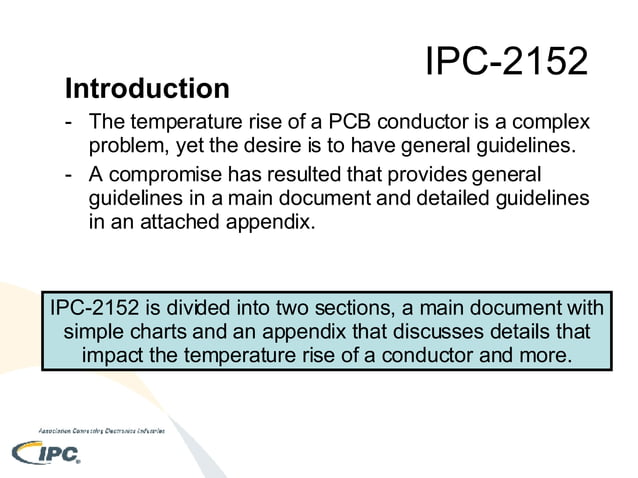 080930 Ipc 2152 Standard For Determining Current Carrying Capacity | PPT