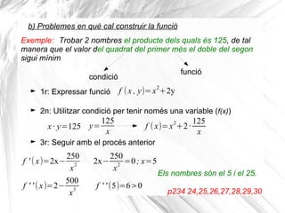 Derivades 2n de Batxillerat CCSS | PDF