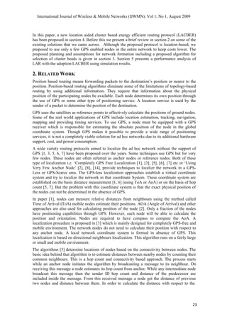 LACBER: New Location Aided Routing Protocol For GPS Scarce Manet | PDF | Computer Networking ...
