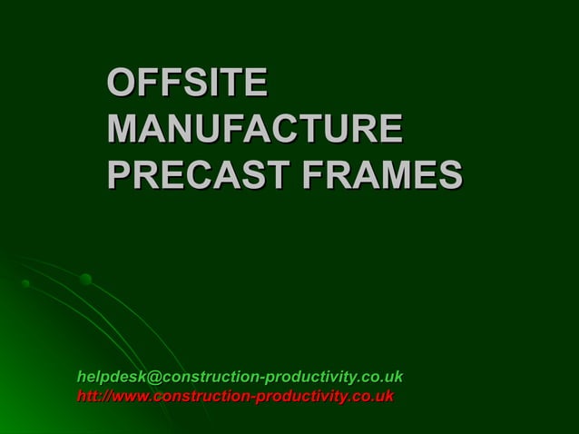 081 off site manufacture (2) | PPT