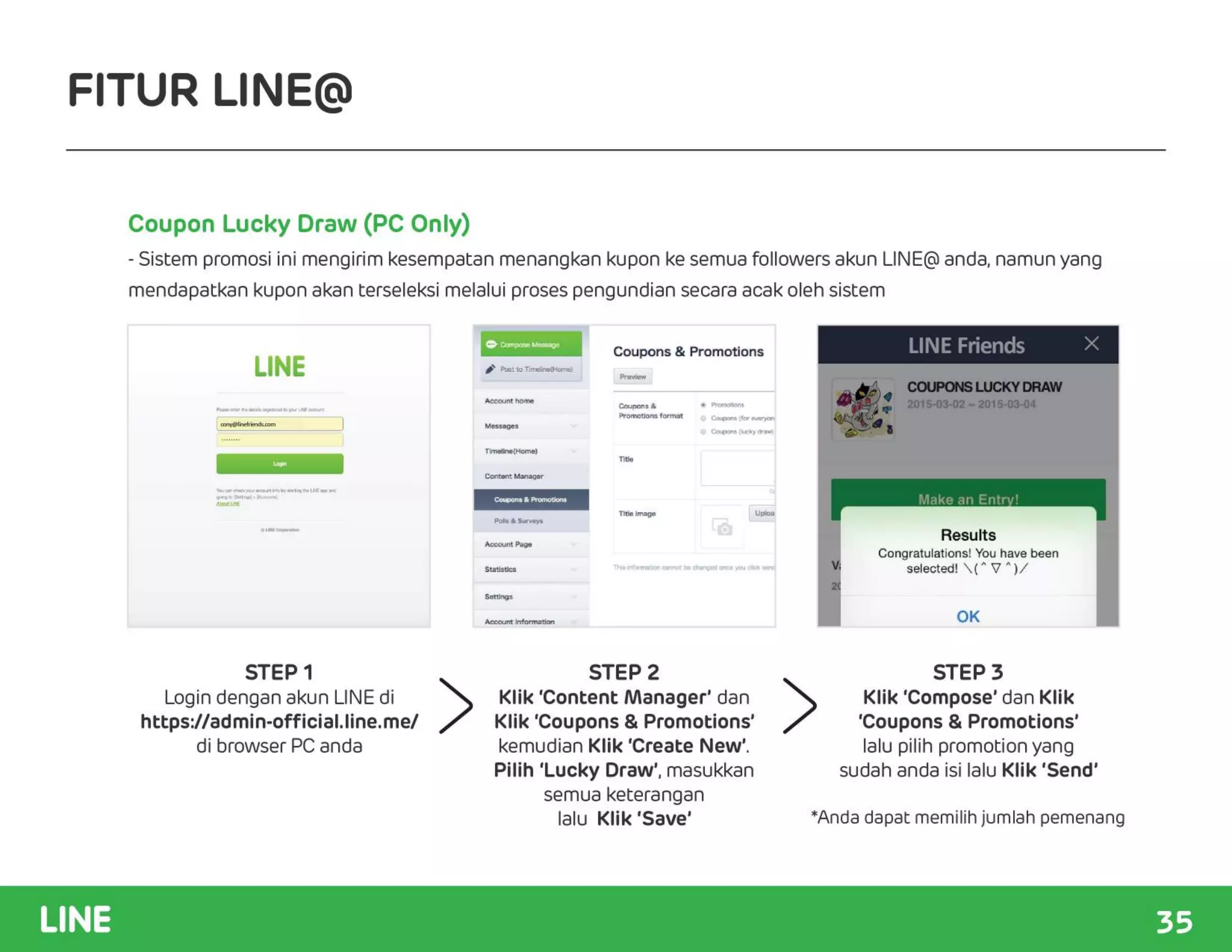 LINE@ - Panduan Pengguna / Manual Book | PDF