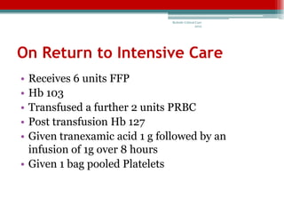 Anthony Holley on Transfusion | PPT