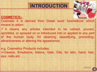 Dental and cosmetic preparations | PPTX