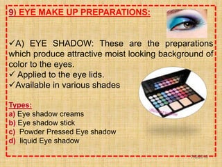 Dental and cosmetic preparations | PPTX