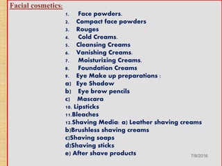 Dental and cosmetic preparations | PPTX