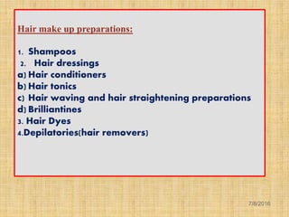 Dental and cosmetic preparations | PPTX